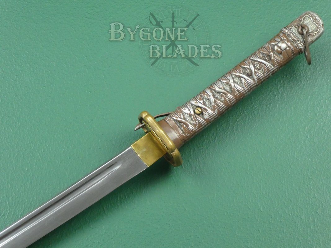 Japanese Type 95 NCO Sword. Matching Numbers. #2209006 | Bygone Blades