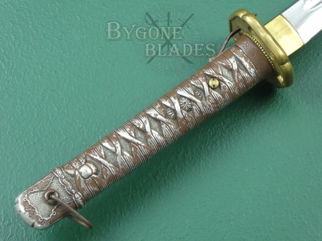 Japanese Type 95 NCO Sword. Matching Numbers. #2209006 | Bygone Blades