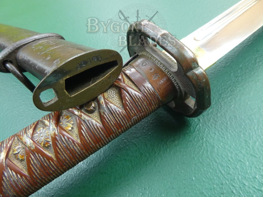 Japanese Type 95 NCO Sword. Matching Numbers. WW2 Provenance. #2302002 ...