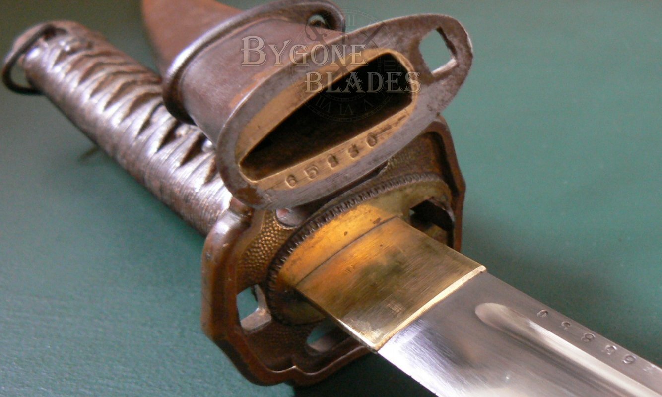 Japanese WW2 Type 95 Army NCO Sword. Nagoya Arsenal 2nd Type | Bygone ...