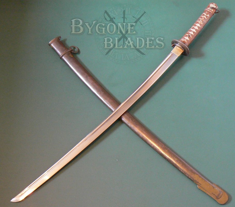 Japanese WW2 Type 95 NCO Sword. 1941 Imperial Japanese Army Shin Gunto ...