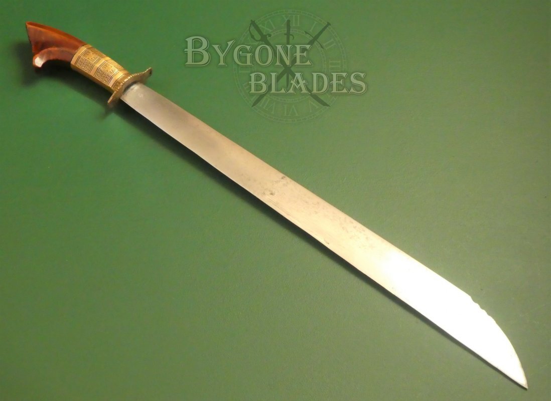 Philippines Bagobo Kampilan Short Sword. Mindanao Tribal Sword | Bygone ...